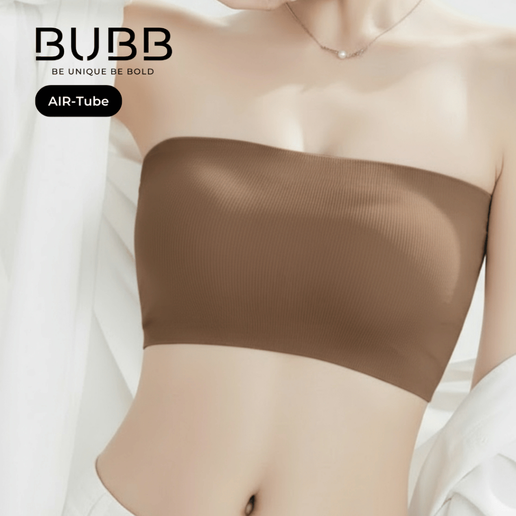 Ice Silk Bra Women Seamless Strapless Wireless Comfort Push Up Tube Top