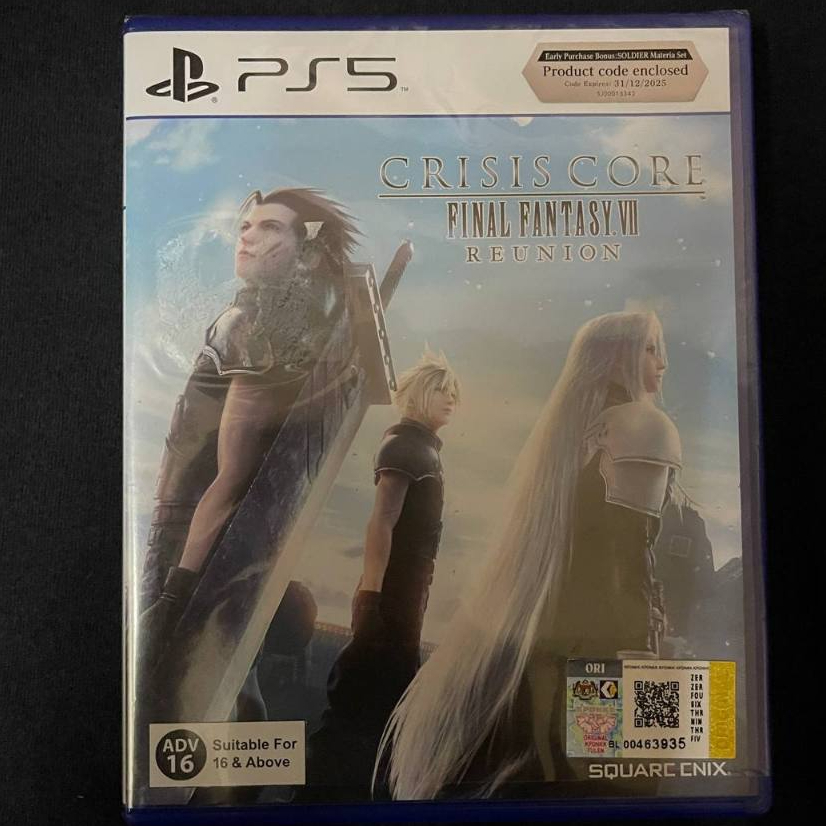 [PS5] USED FINAL FANTASY 7 : REUNION CRISIS CORE (R3) | Shopee Malaysia