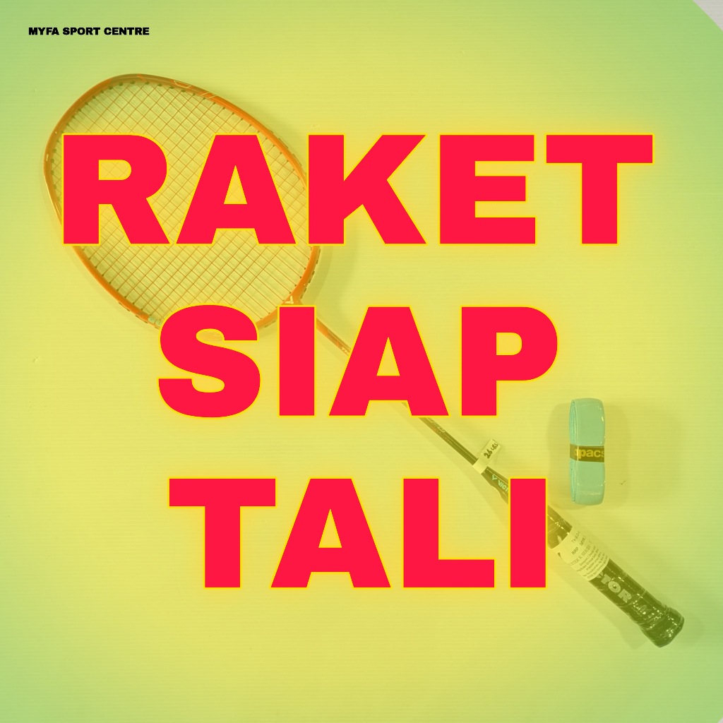 Raket Badminton Siap Pasang Tali (ikat 4 knot) | Shopee Malaysia