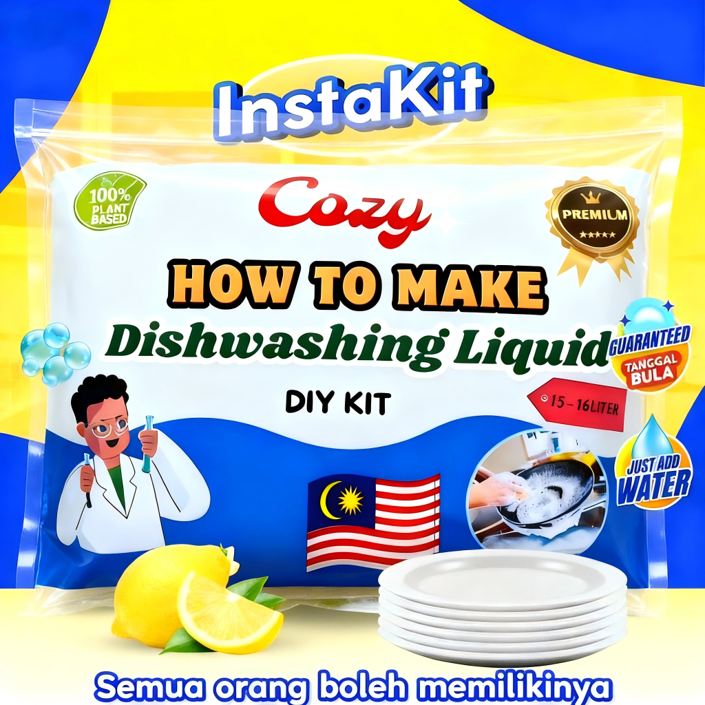 Cozy DIY Dishwashing Liquid (10-15L)cleaning, degreasing, stain removal ...
