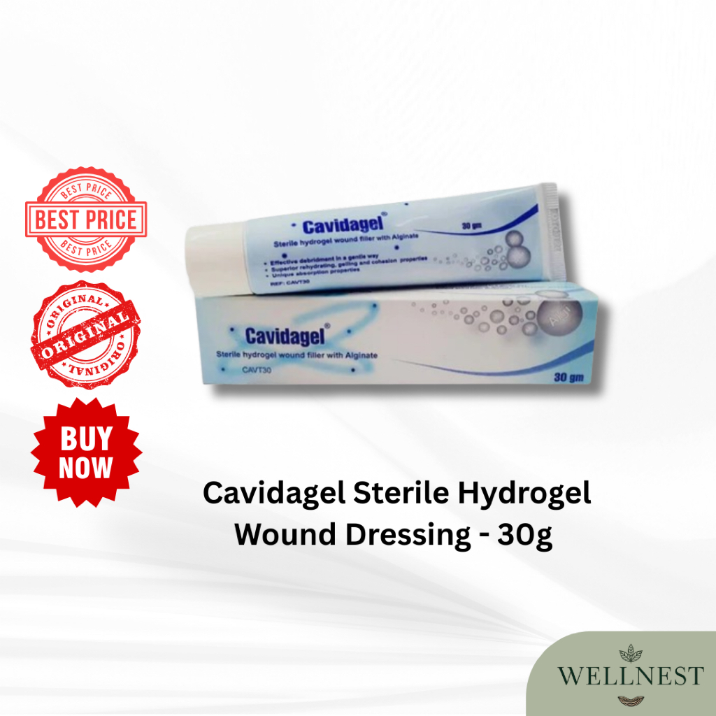 Cavidagel Sterile Hydrogel Wound Filler with Alginate – 30g | Ready ...
