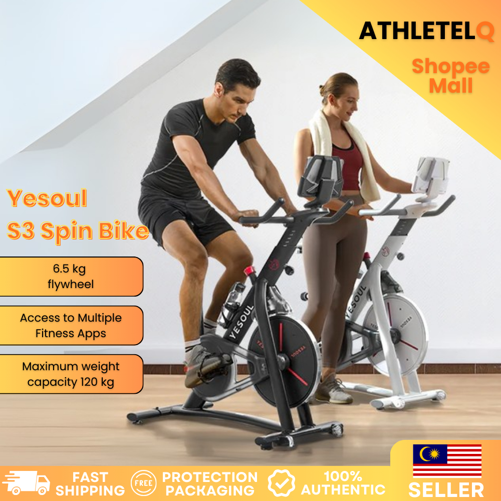 YeSoul S3 Spin Bike, Indoor Cycling Bike 智能动感单车 | Shopee Malaysia