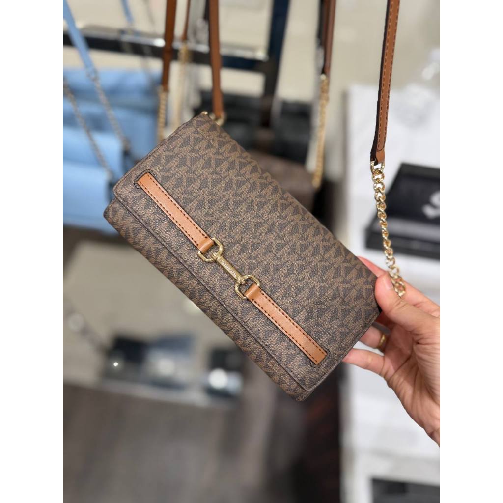 (MY Readystock) MK Carson Large Signature Logo Convertible Crossbody ...