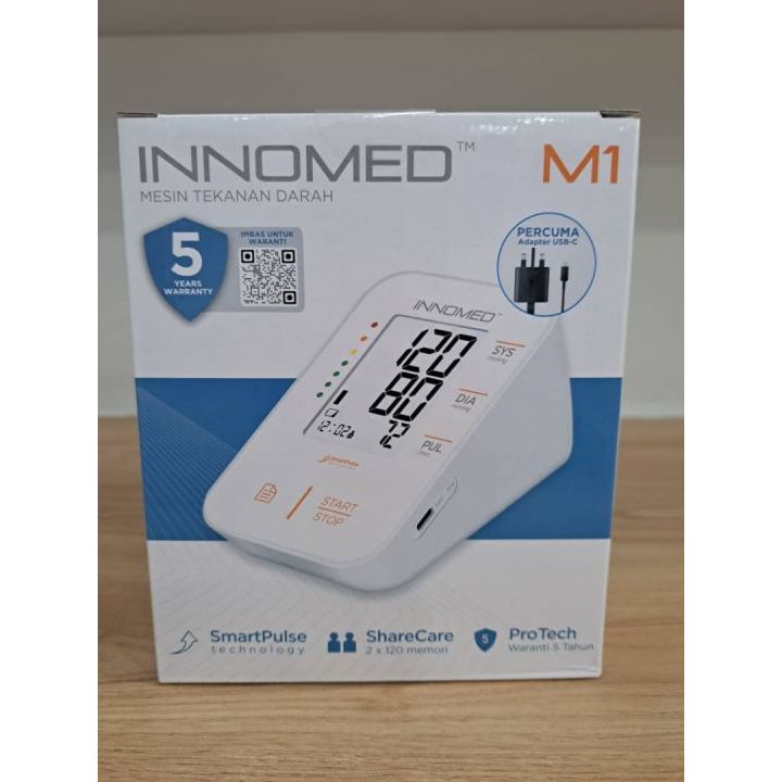 INNOMED BLOOD PRESSURE MONITOR M1 (5 YEARS WARRANTY) | Shopee Malaysia