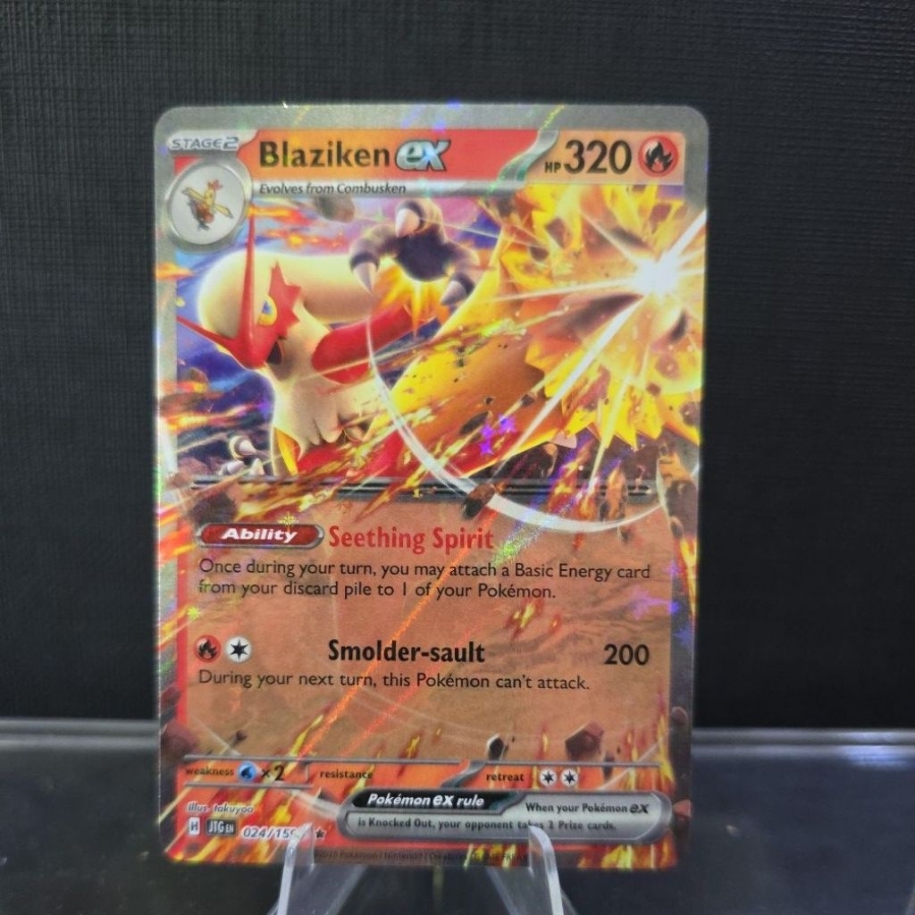 2025 Blaziken Ex Card (Rare Holo) | Shopee Malaysia