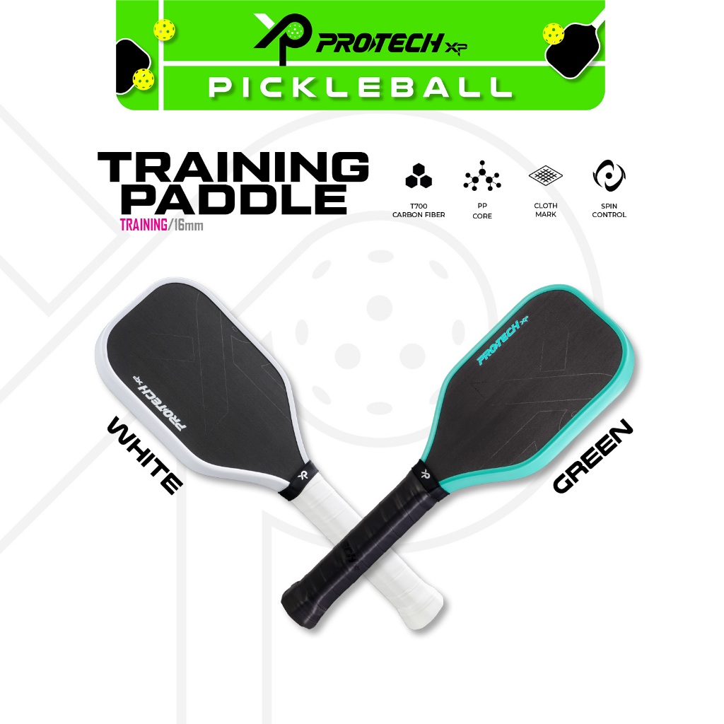 PROTECH XP Training Pickleball Paddle | 195g | 16mm Focus Core Frame ...