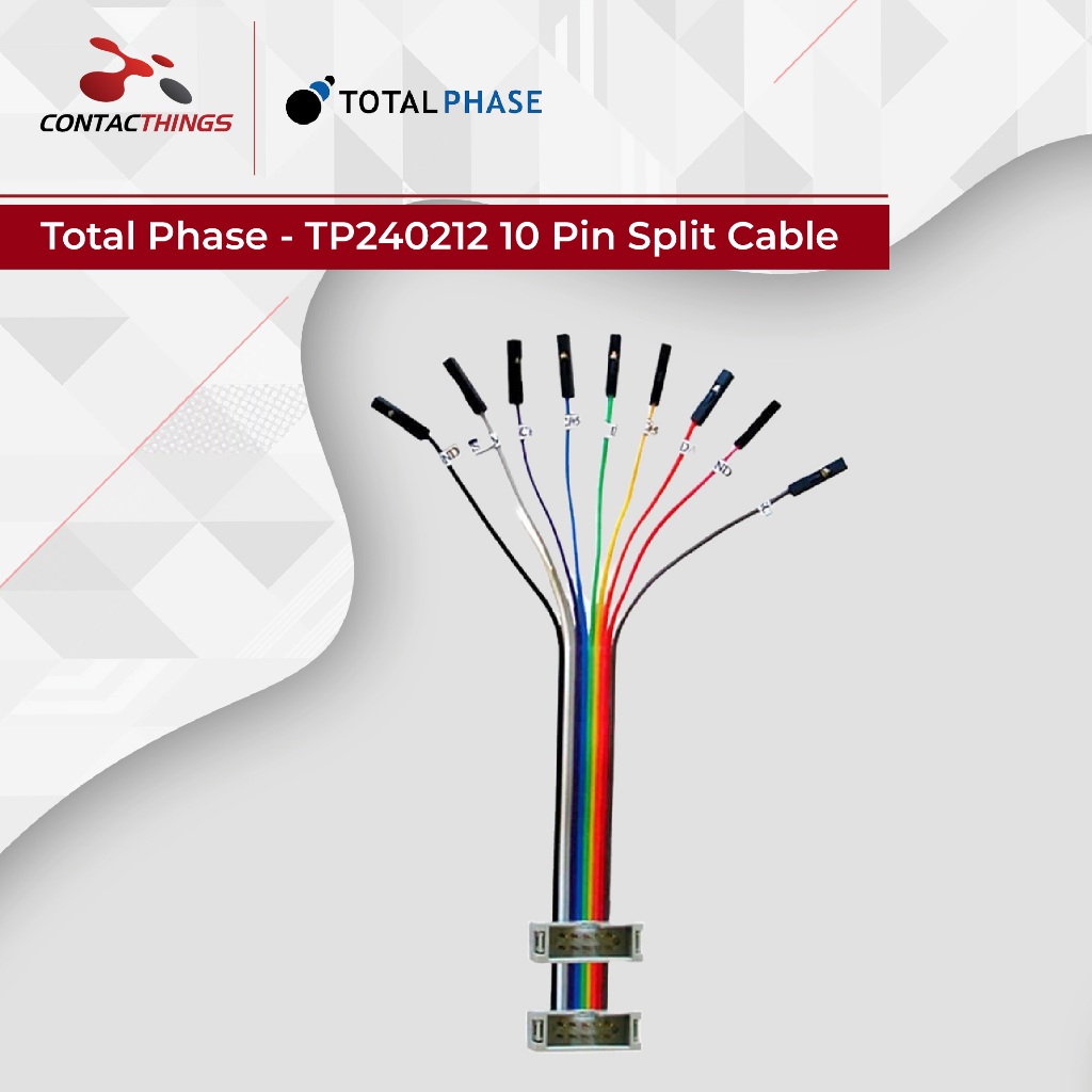 Total Phase - TP240212 10 Pin Split Cable | Shopee Malaysia