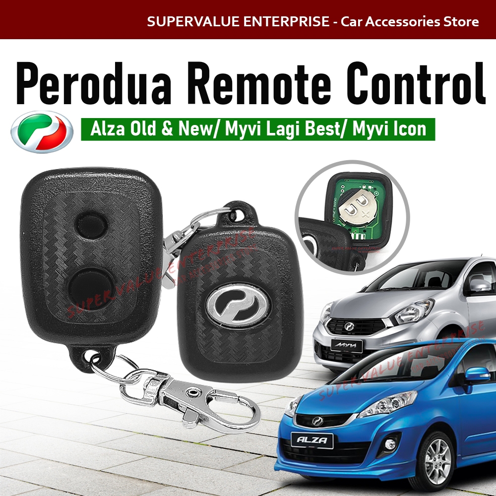 Perodua remote control alarm chip battery For New Alza Myvi | Shopee ...
