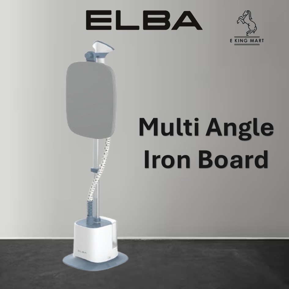ELBA EGSI-R1864B(BL) Garment Steam Iron With Ironing Board Water Tank ...