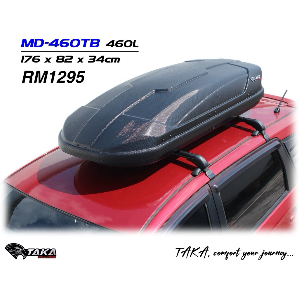 Taka Roofbox Bubble MD-460TB Roof box With Rack | Shopee Malaysia