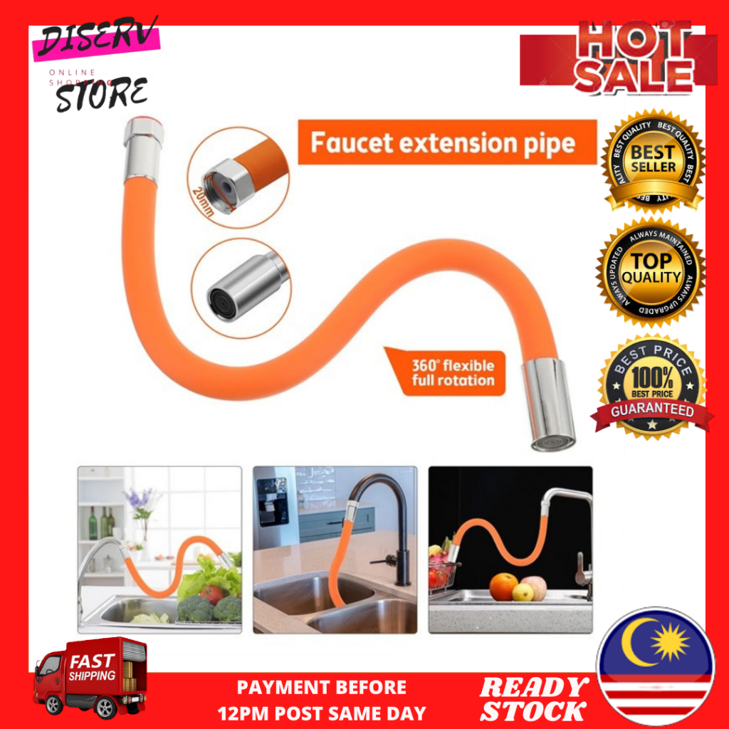 Faucet extension hose Universal rotatable extension water pipe Anti ...