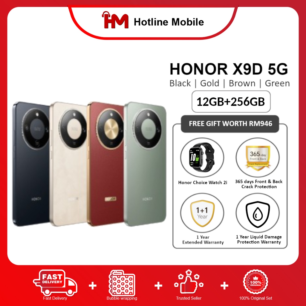 Honor X9D 5G Smartphone (12GB RAM+256GB ROM) | Original Honor Malaysia ...