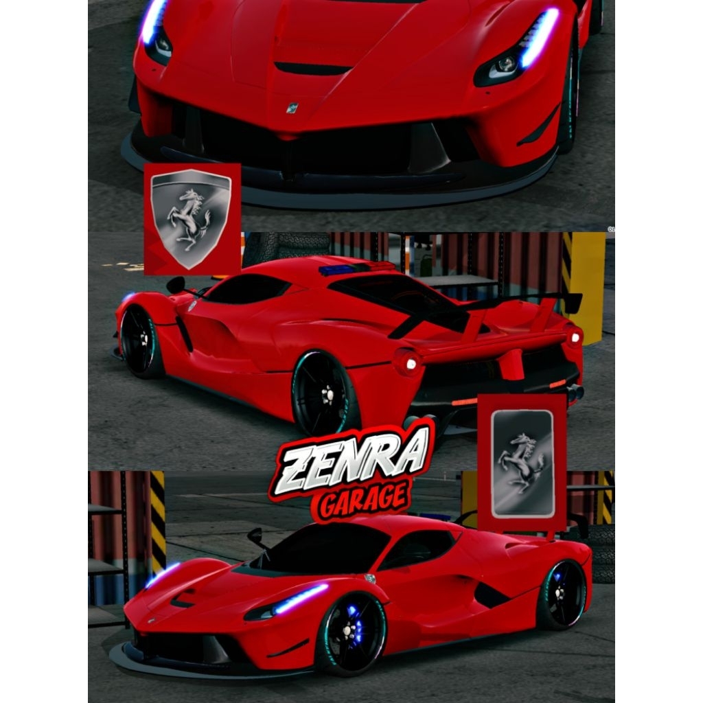 CONSEPT CLEAN LA FERRARI SILVER EMBLEM CPM 1 | Shopee Malaysia