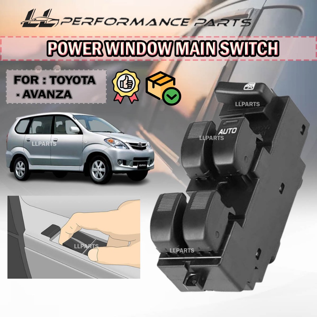 Toyota Avanza F600 F601 F602 2003 - 2011 Power Window Main Switch Suis ...