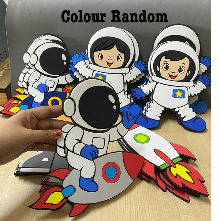 Eva Foam Craft Angkasawan Astronaut Cartoon Wall Decoration ...