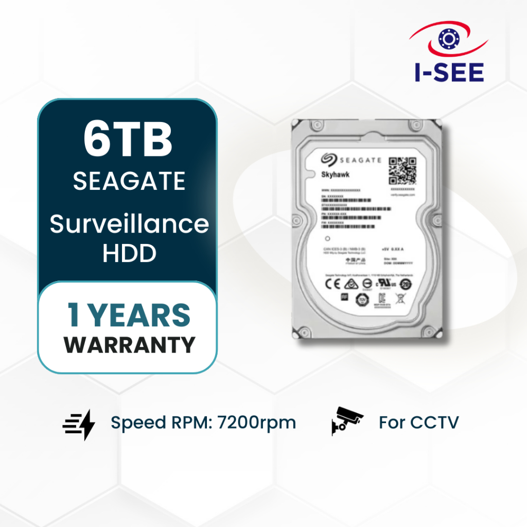 Seagate 6TB 8TB 10TB Surveillance CCTV Hard Disk Drive 3.5" SATA HDD ...