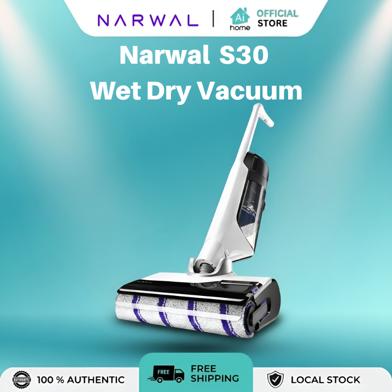 Narwal S30 Wet Dry Vacuum AI DirtSense Self Cleaning Iron Drying Low Noise Waste Bag System ...