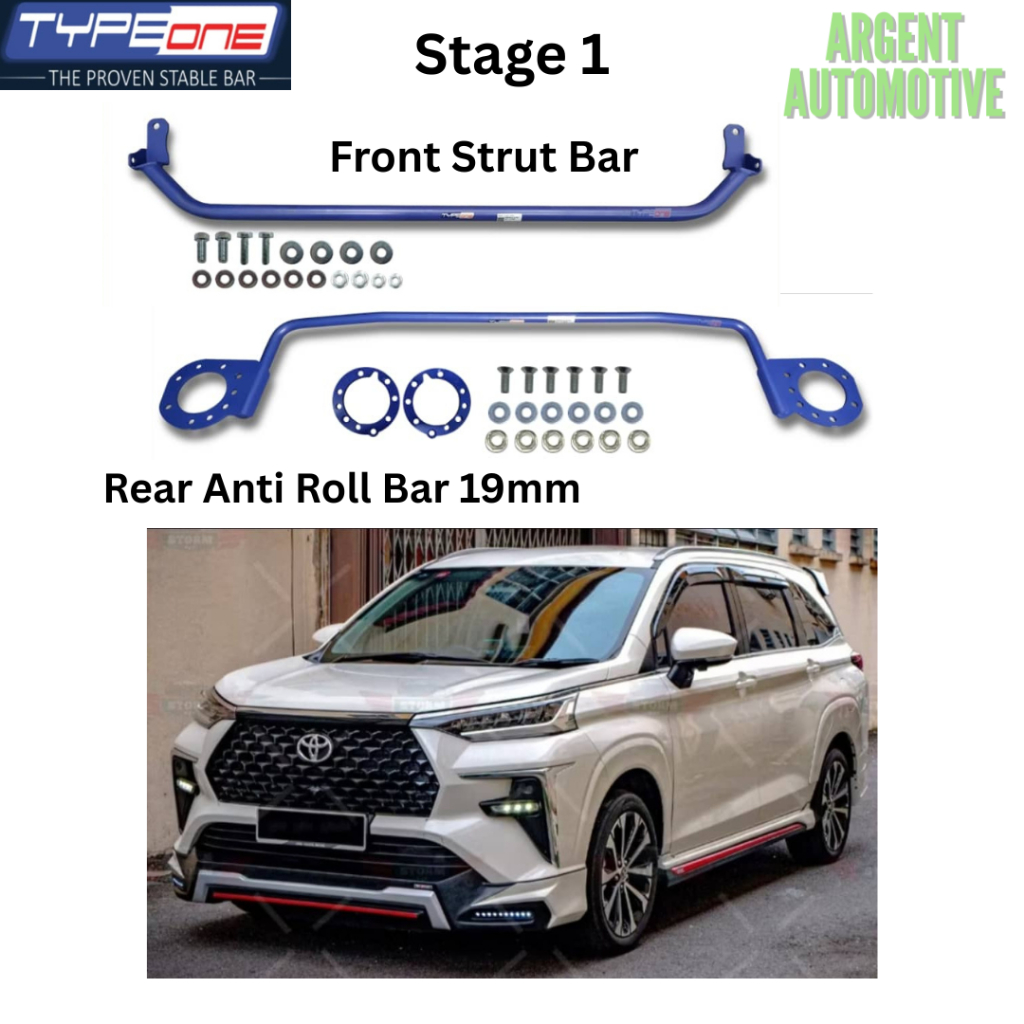 [ PACKAGE TYPE ONE SAFETY BAR ] PERODUA ALZA D27A Ty Veloz 2022 2023 To ...