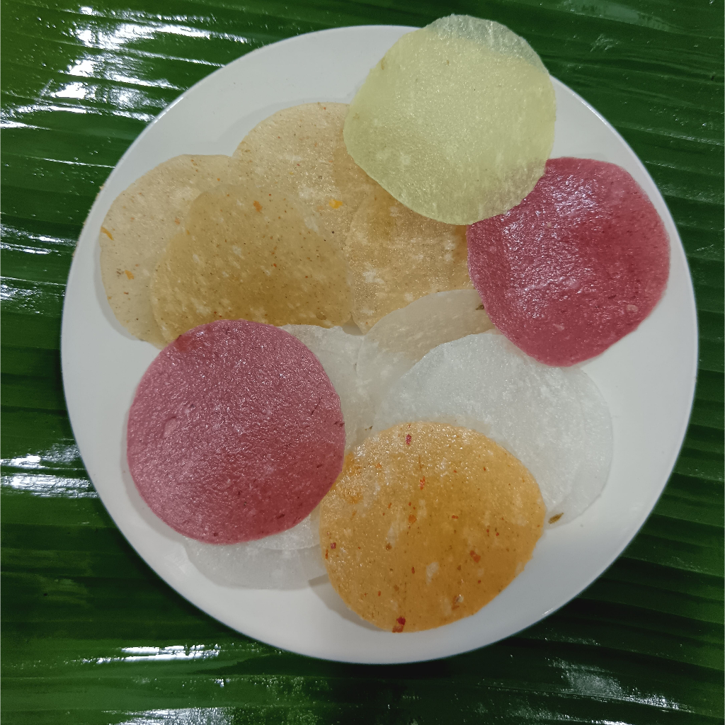 ROUND PAPAD / PAPADAM BULAT 100G | Shopee Malaysia