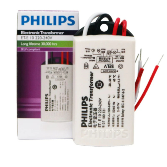 PHILIPS Electronic Transformers ET-E 10, 12V Halogen Lamps, For Philips ...