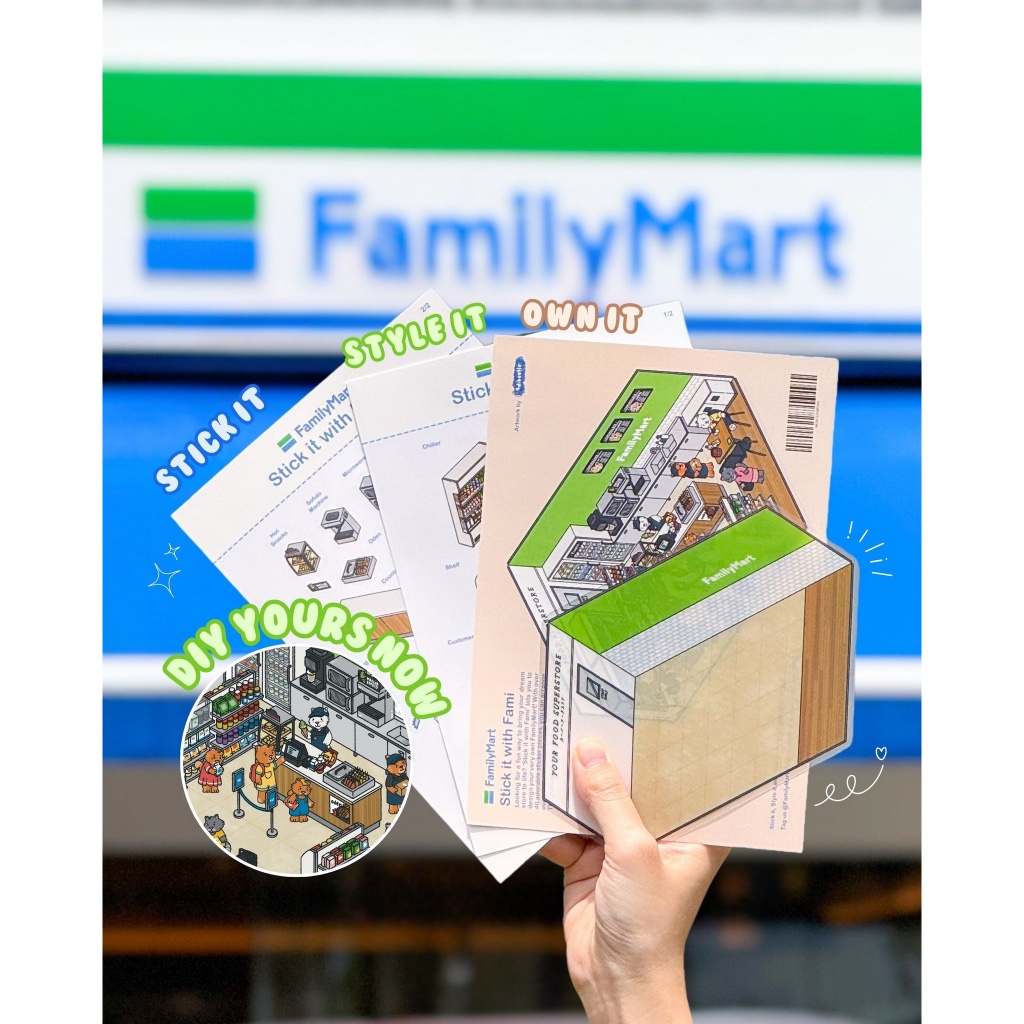 [Authentic] Limited Edition FamilyMart Stick it with Fami Sticker Pack ...