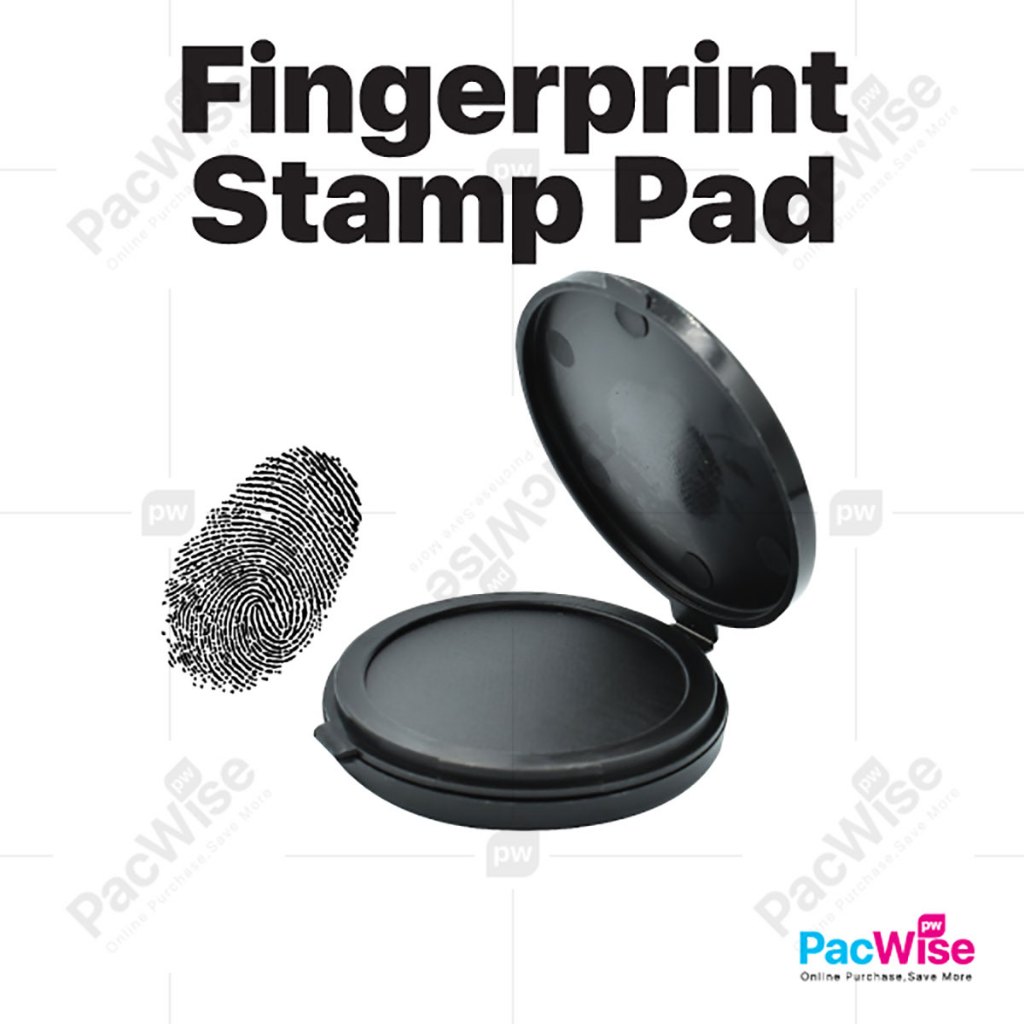Thumb Fingerprint Stamp Pad /Cap Jari Ink Pad Hata/Pad Setem Dakwat Cap ...