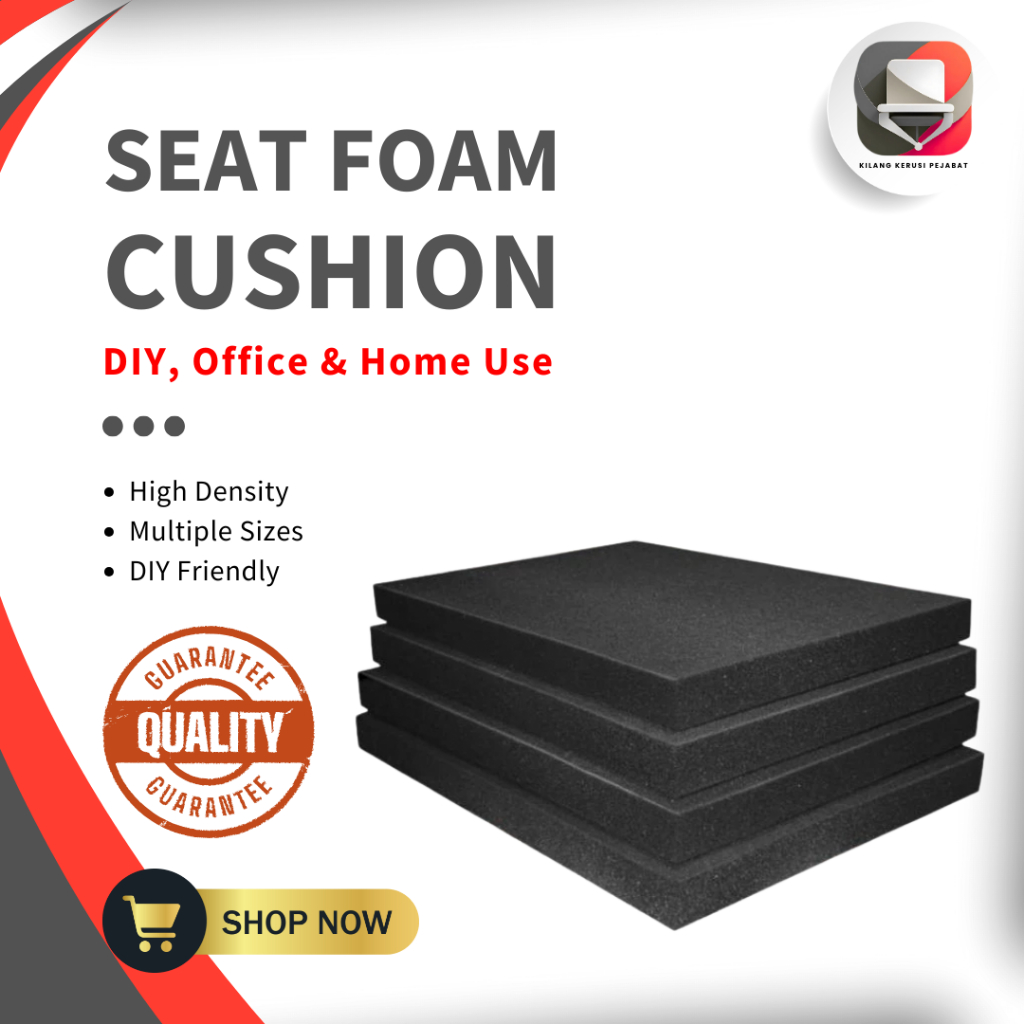 Span Kusyen Span Tebal Buih Kerusi Pejabat DIY / High Density Seat Foam ...