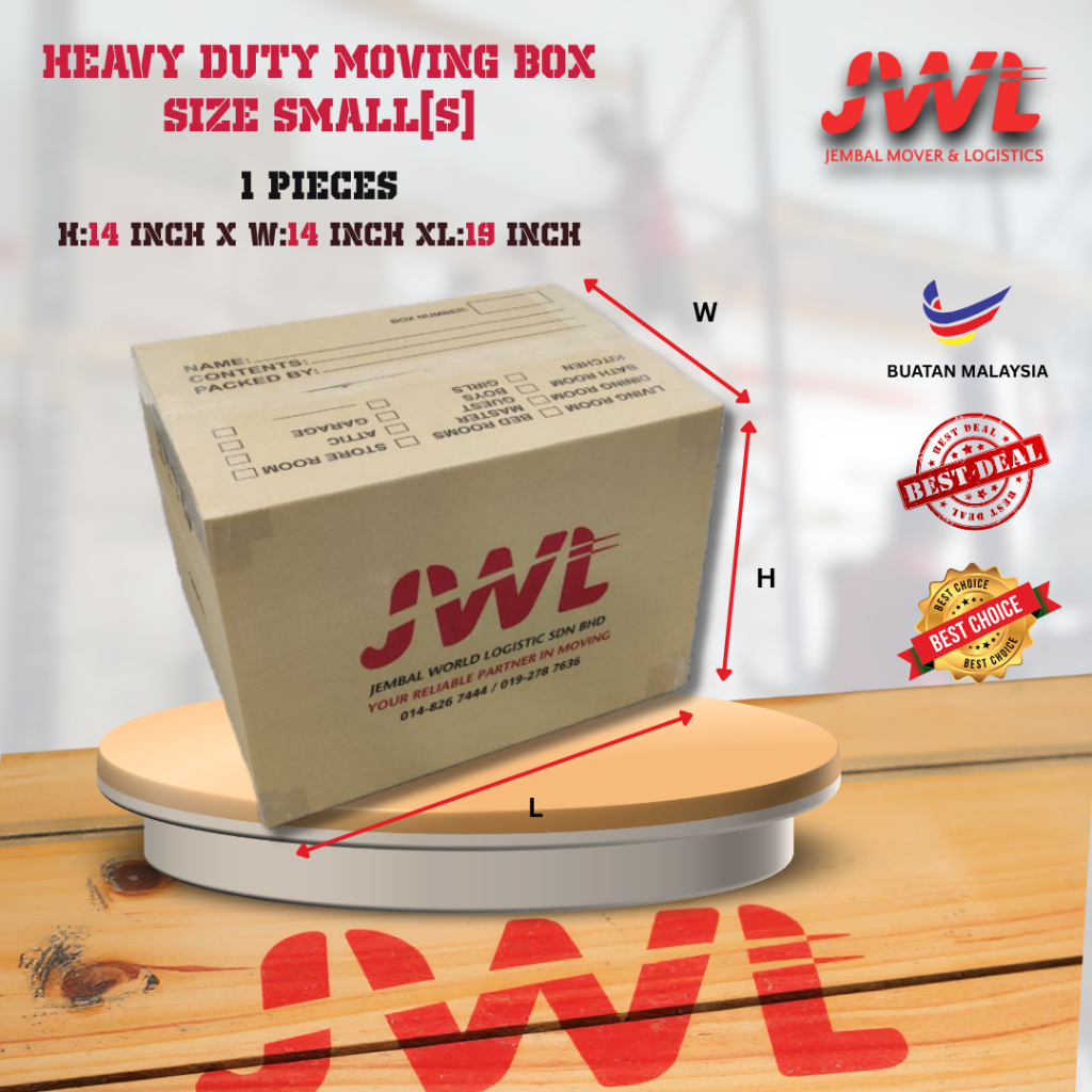 [ Saiz S ] Carton box for house moving kotak pindah rumah - 1 pcs ...