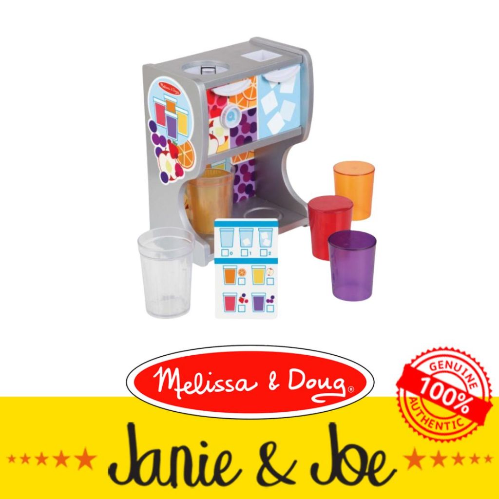 Melissa & Doug Thirst Quencher Drink Dispenser- Age 3+, Pretend Play ...