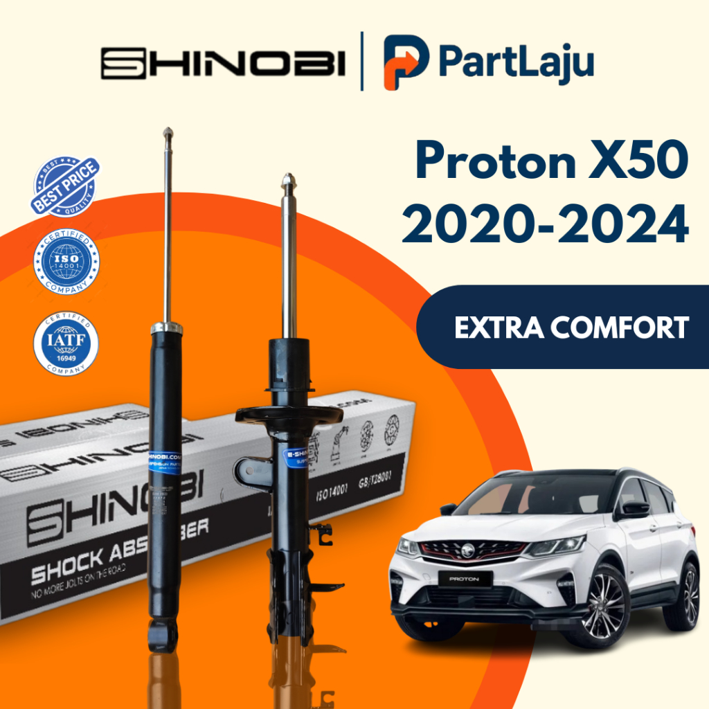 E-Shinobi Proton X50 1.5T DG2 2020-2024 Front & Rear Gas Absorber Depan ...