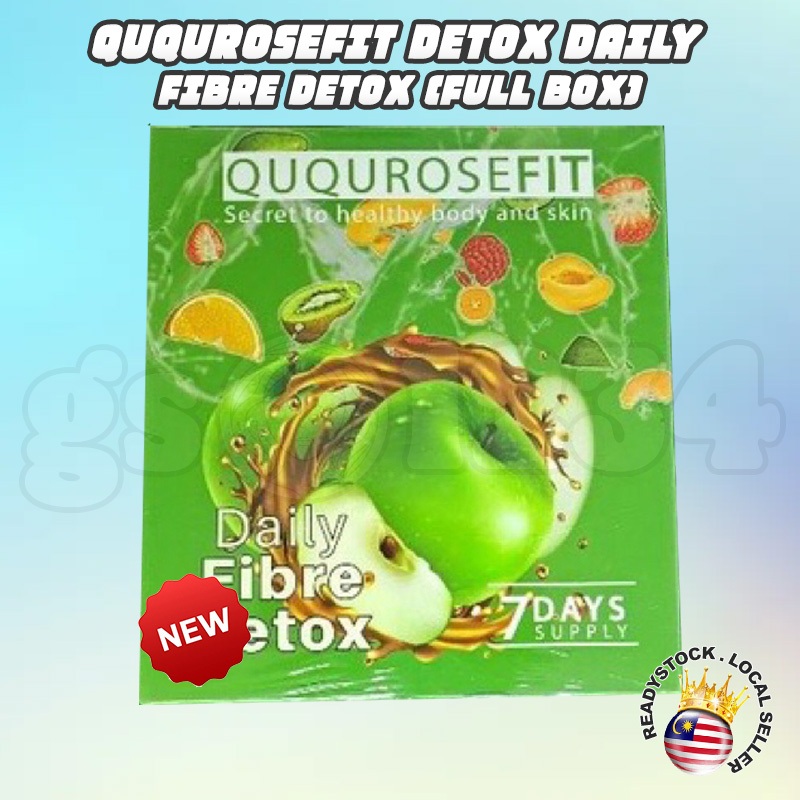 QUQUROSEFIT DETOX DAILY FIBRE DETOX (FULL BOX) | Shopee Malaysia