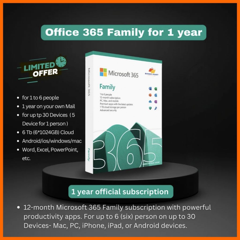 Microsoft office 365 activation For PC MaC Android tablet All devices support | Shopee Malaysia