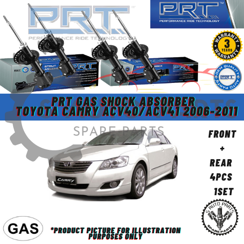 TOYOTA CAMRY ACV40/ACV41 2006-2011 (FRONT / REAR) 100% BRAND PRT SHOCK ...