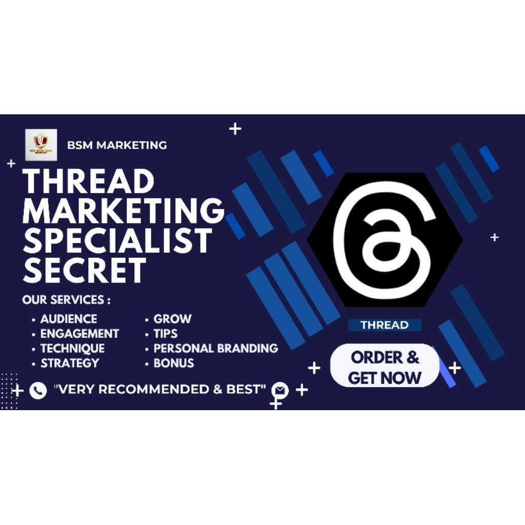 🔥POPULAR🔥 THREAD MARKETING SPECIALIST SECRET [LEARNING GUIDE] | Shopee ...