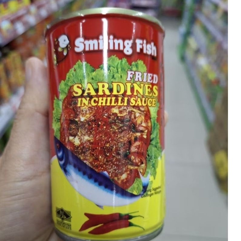 BUNDLES 5 Tin Smiling Fish Sardin Goreng Dalam Sos Cili 155g | Shopee ...