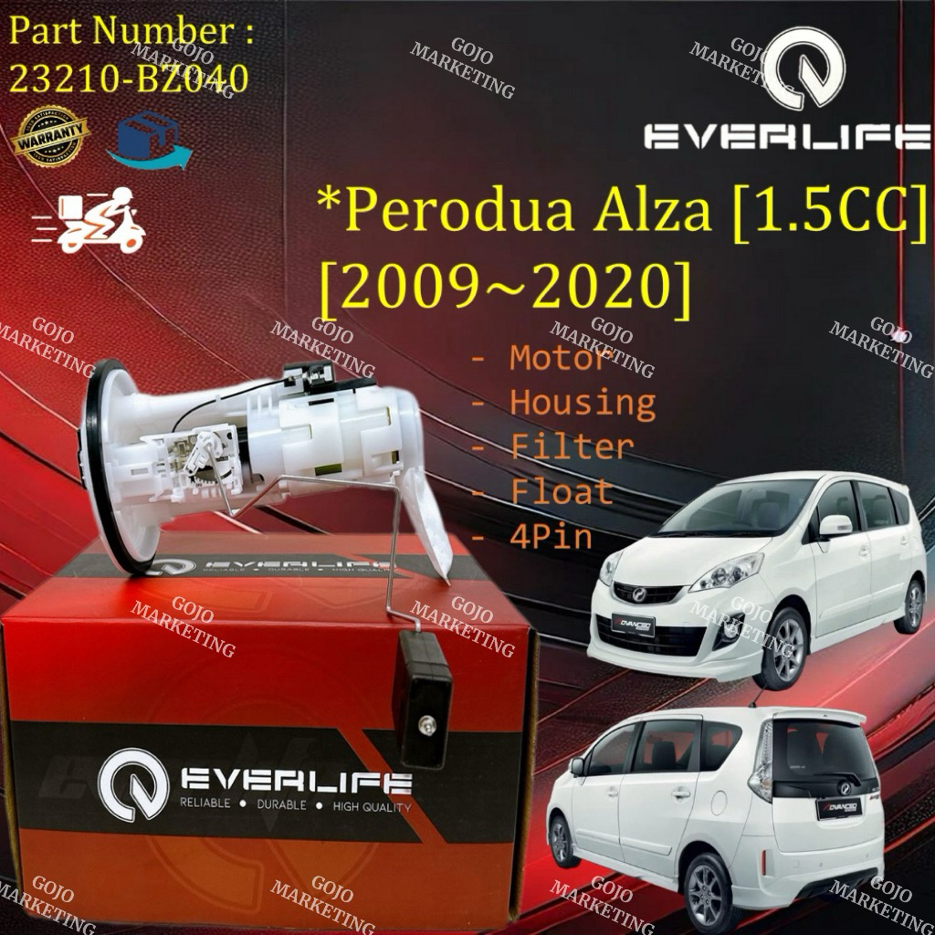 {23210-BZ040}Fuel Pump Perodua Alza 1.5CC ''2009~2020'' With [Motor ...