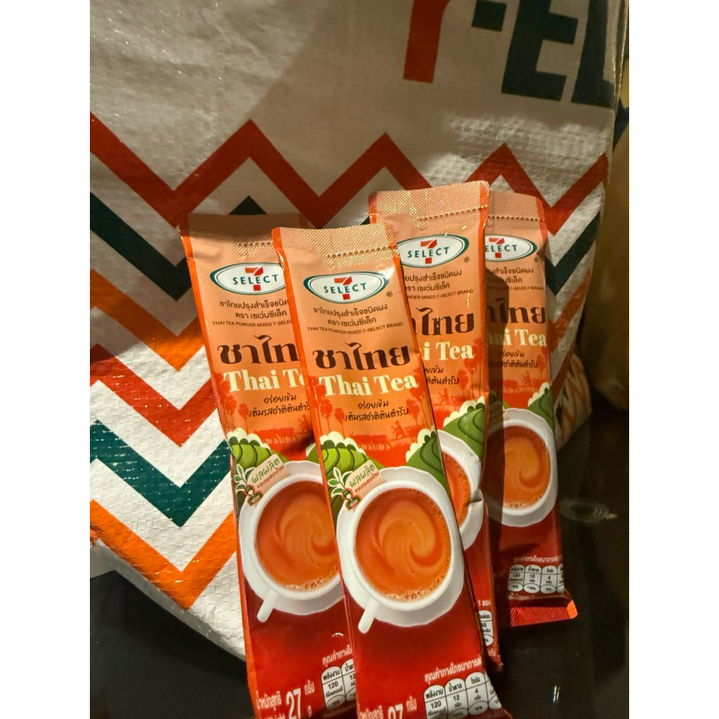THAI TEA POWDER MIXED 7-SELECT BRAND 27G x 1 Sachet THAILAND HALAL ...