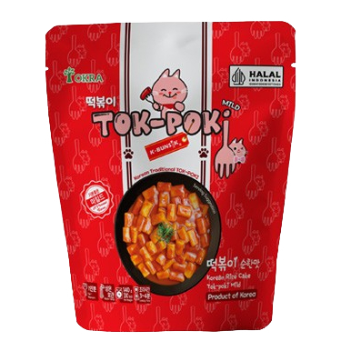 Korean Traditional Rice Cake Toppoki OKRA Tok Poki Mild 140g | Shopee ...