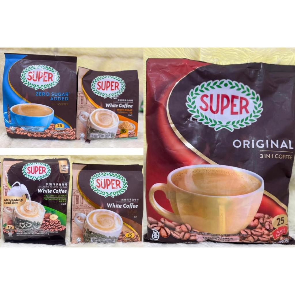 Super White Coffee (Classic/Original/Brown Sugar/Hazelnut/Zero Sugar ...