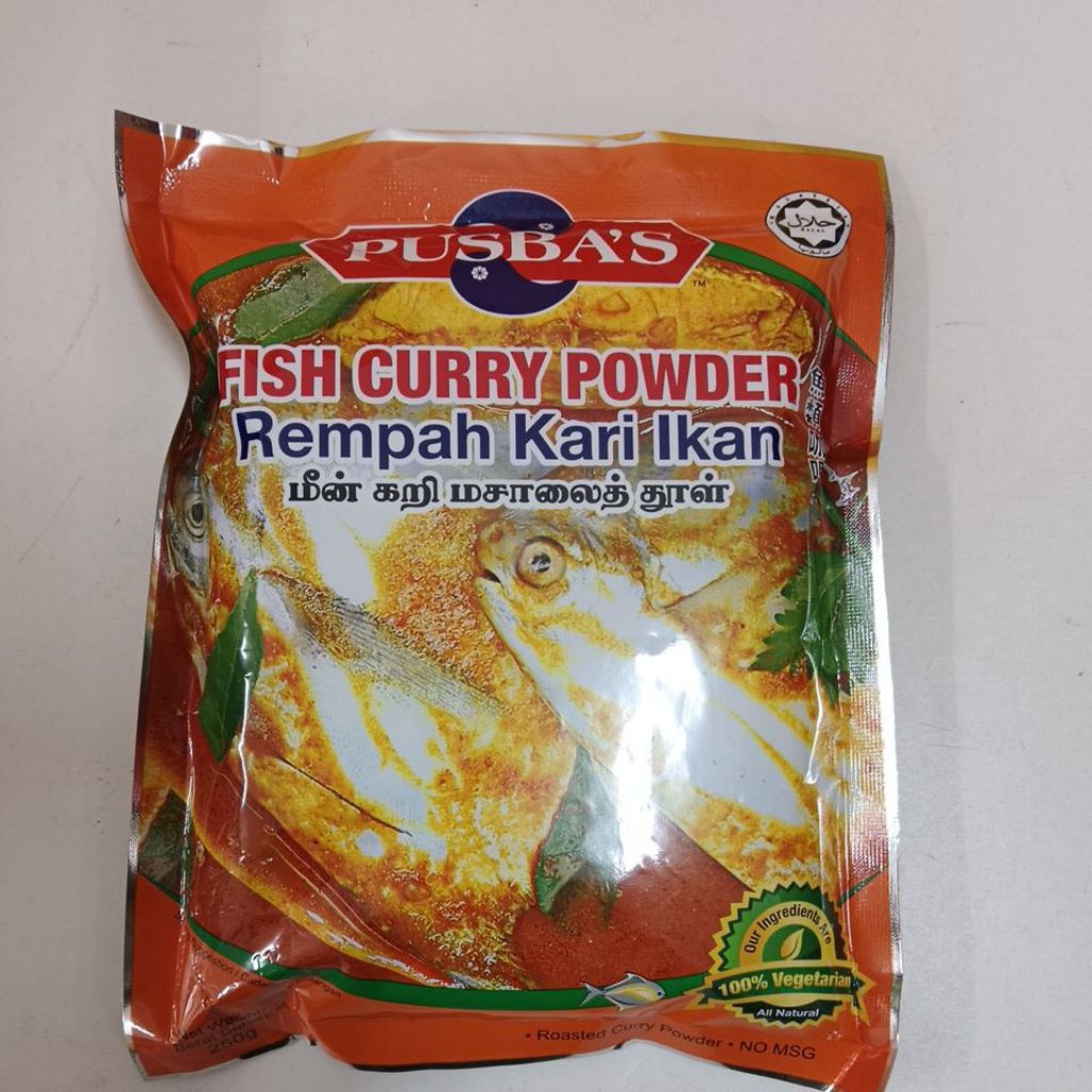 Pusba's Roasted Fish/ Chicken Curry Powder 250g Expiry date: 2026 ...