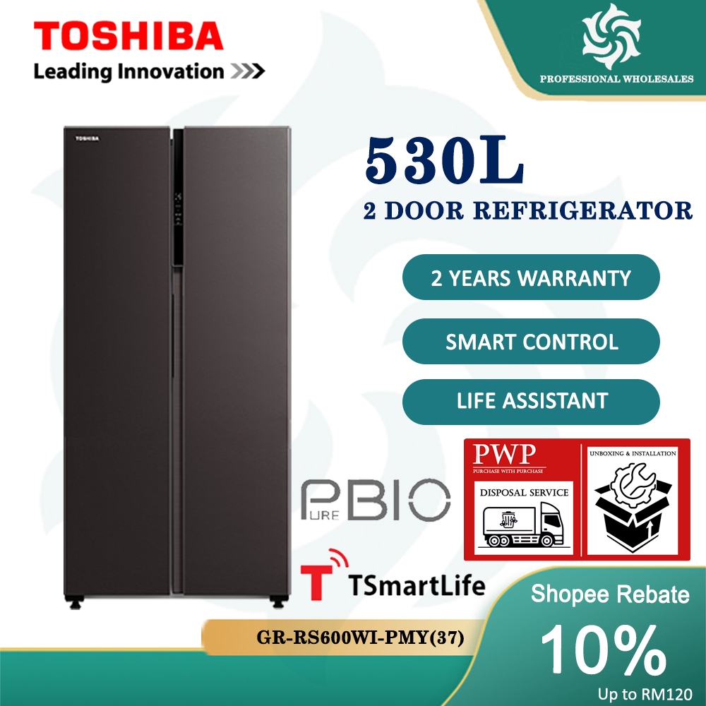 【FREE SHIPPING】Toshiba 530L/623L Side-By-Side Fridge Origin Inverter ...