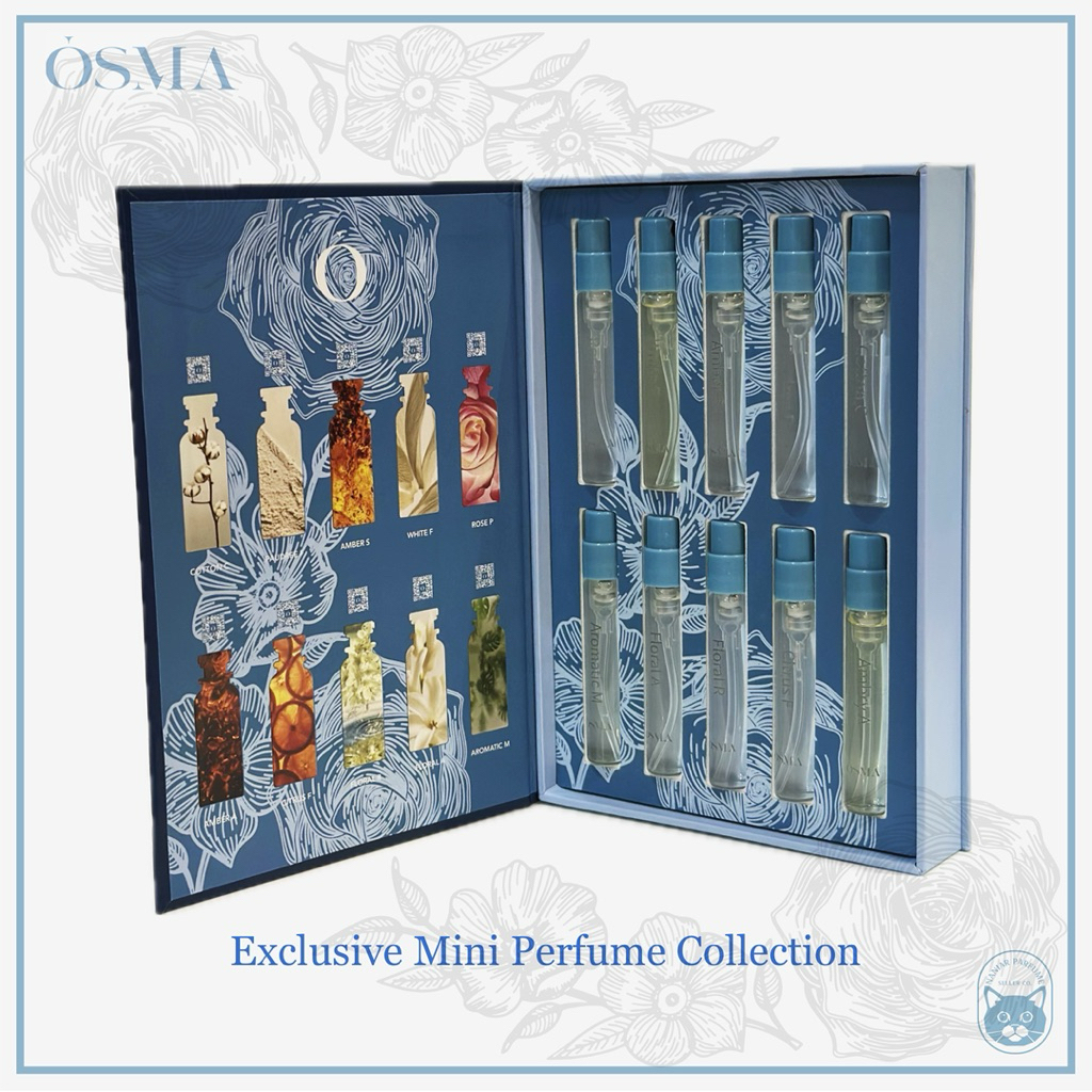 OSMA Book [10 Exclusive Mini Perfume Collection] | Shopee Malaysia