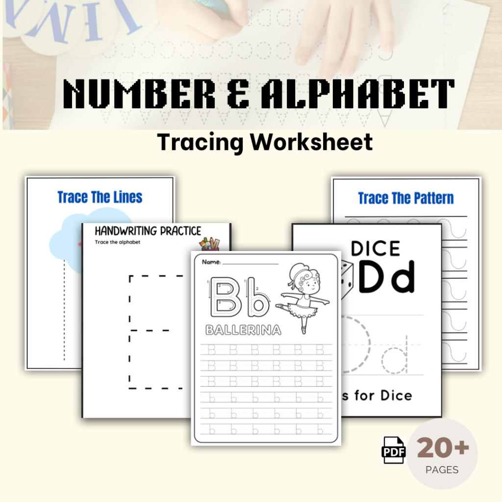 PDF I Fun Tracing Activity Sheets I Printable Tracing Worksheets ...