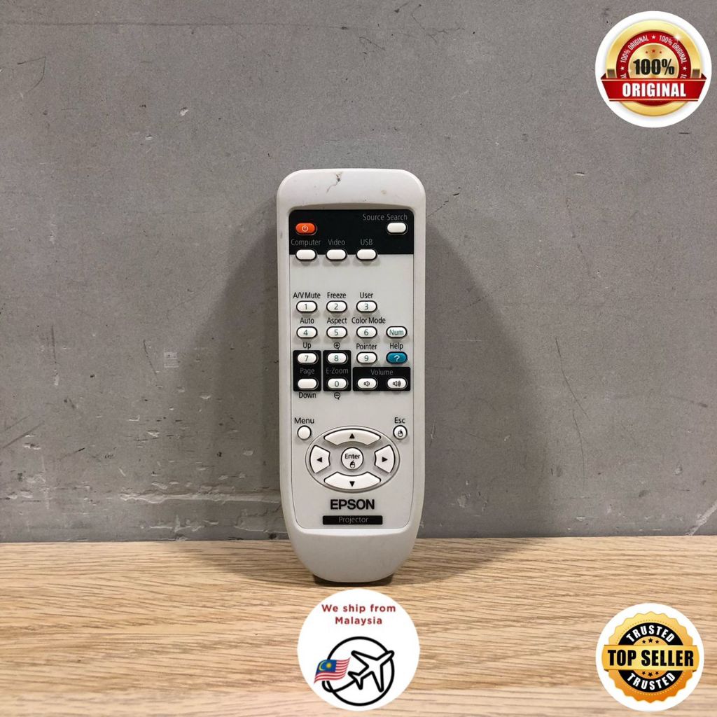 Epson Projector Remote Control / Remote 100% Original Used | Shopee ...