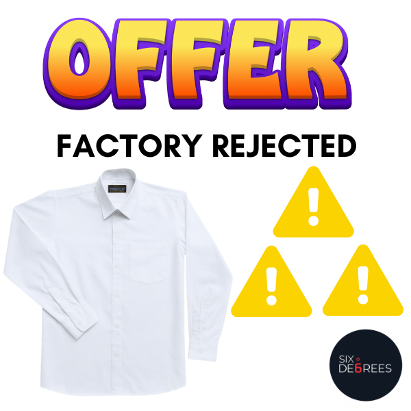 💲🌟 FACTORY REJECTED OFFER 🌟💲COTTON School Uniform White Long Sleeve ...