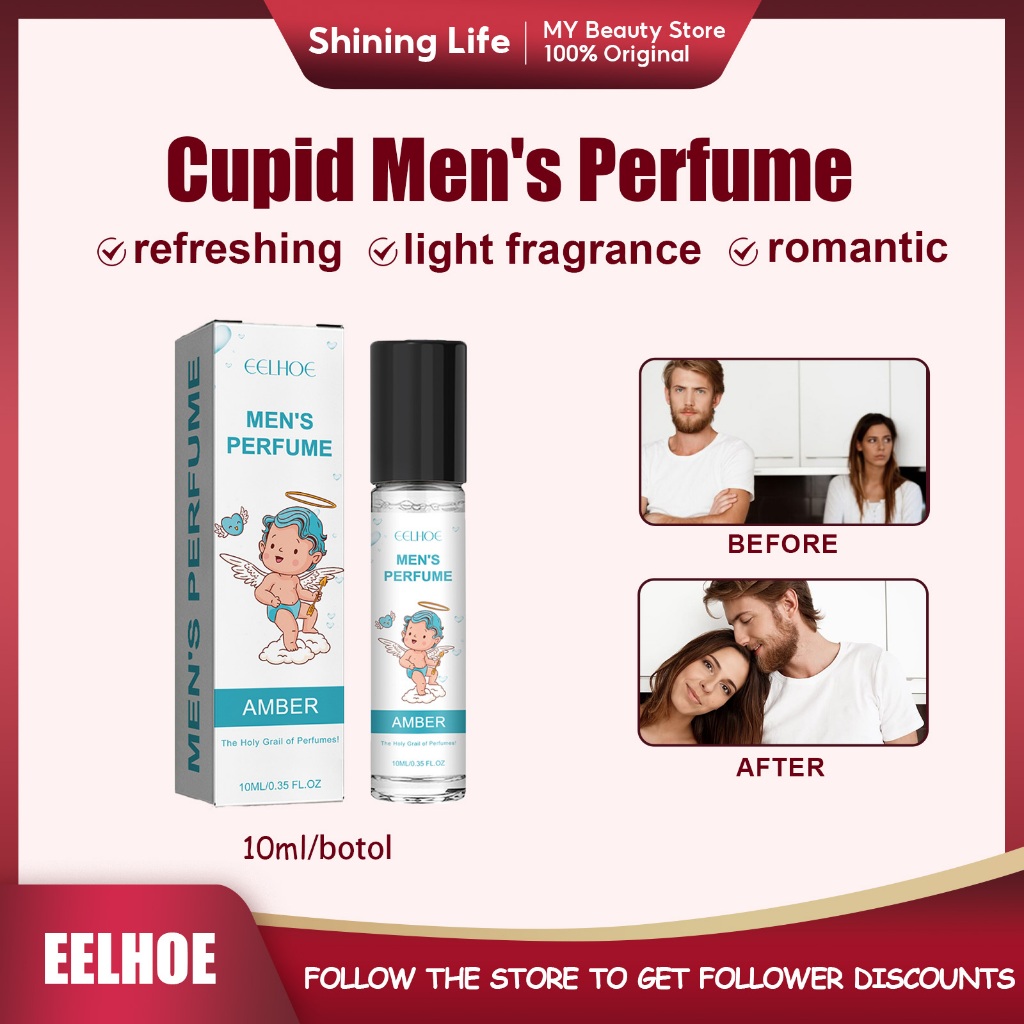 Cupid Men's Perfume 10ml Lasting Light Fragrance Behind Wrist Ear ...