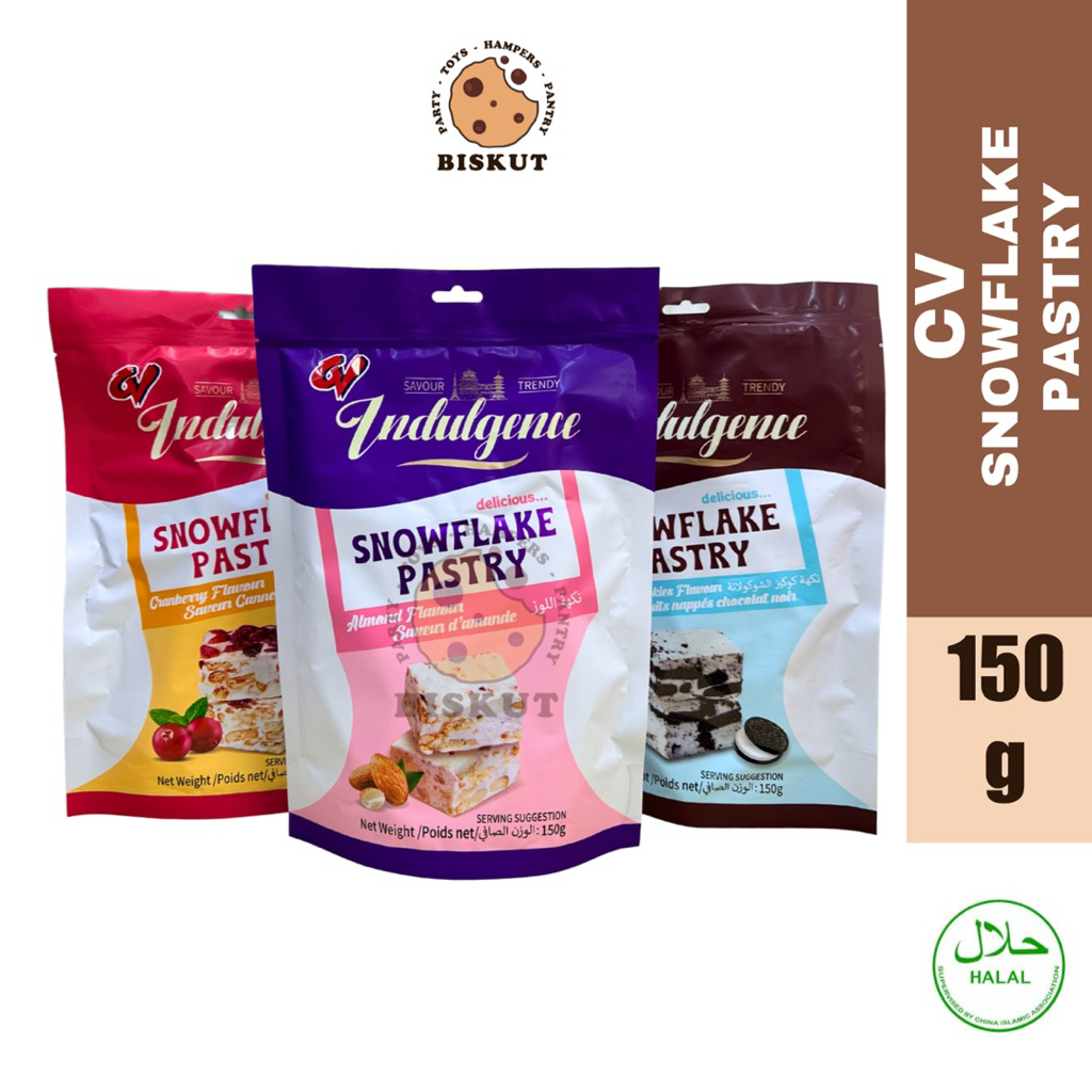 CV 150g Indulgence Snowflake Pastry HALAL Snowflake Crisp | Shopee Malaysia