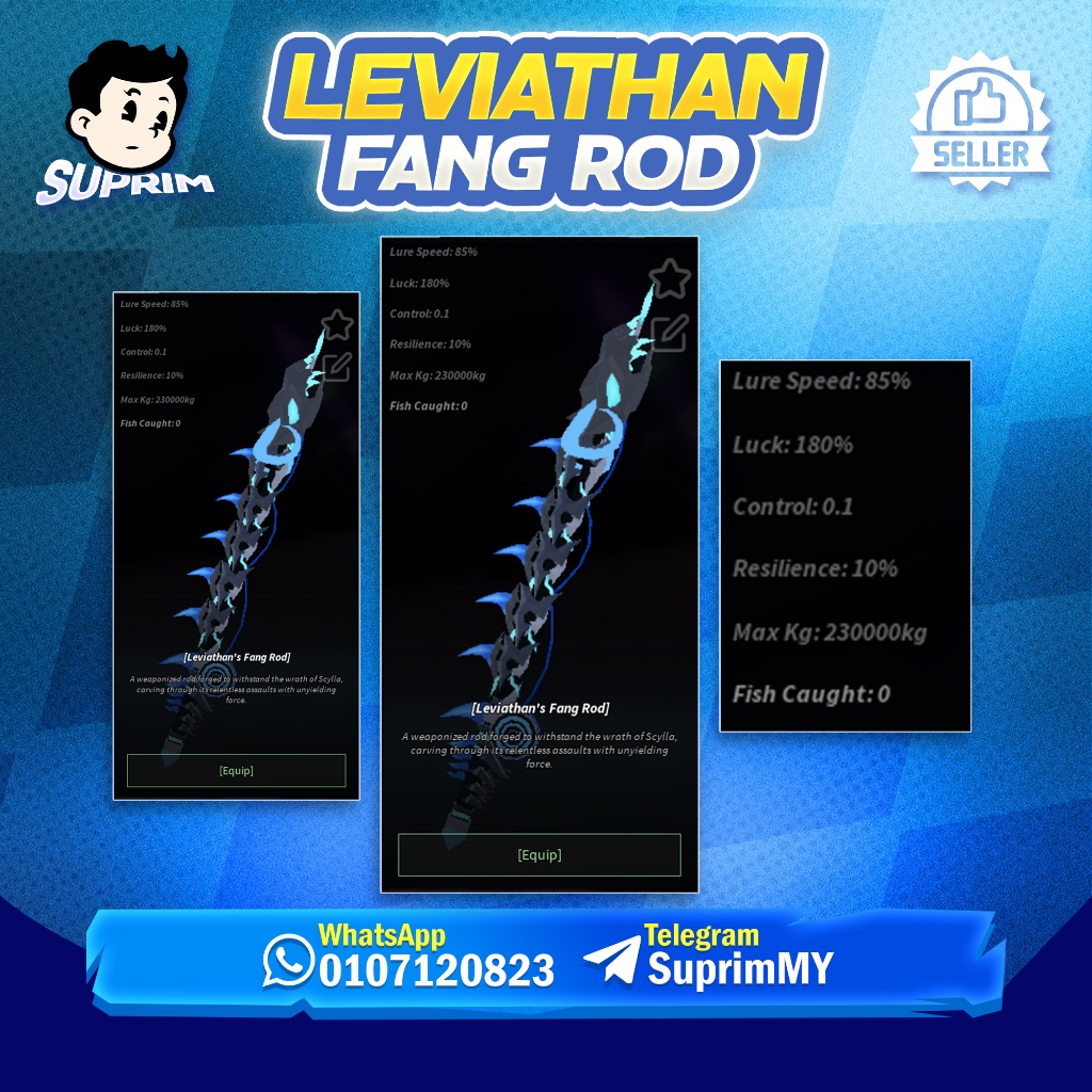 Fisch Pc Games Leviathan Fang Rod Services | Shopee Malaysia