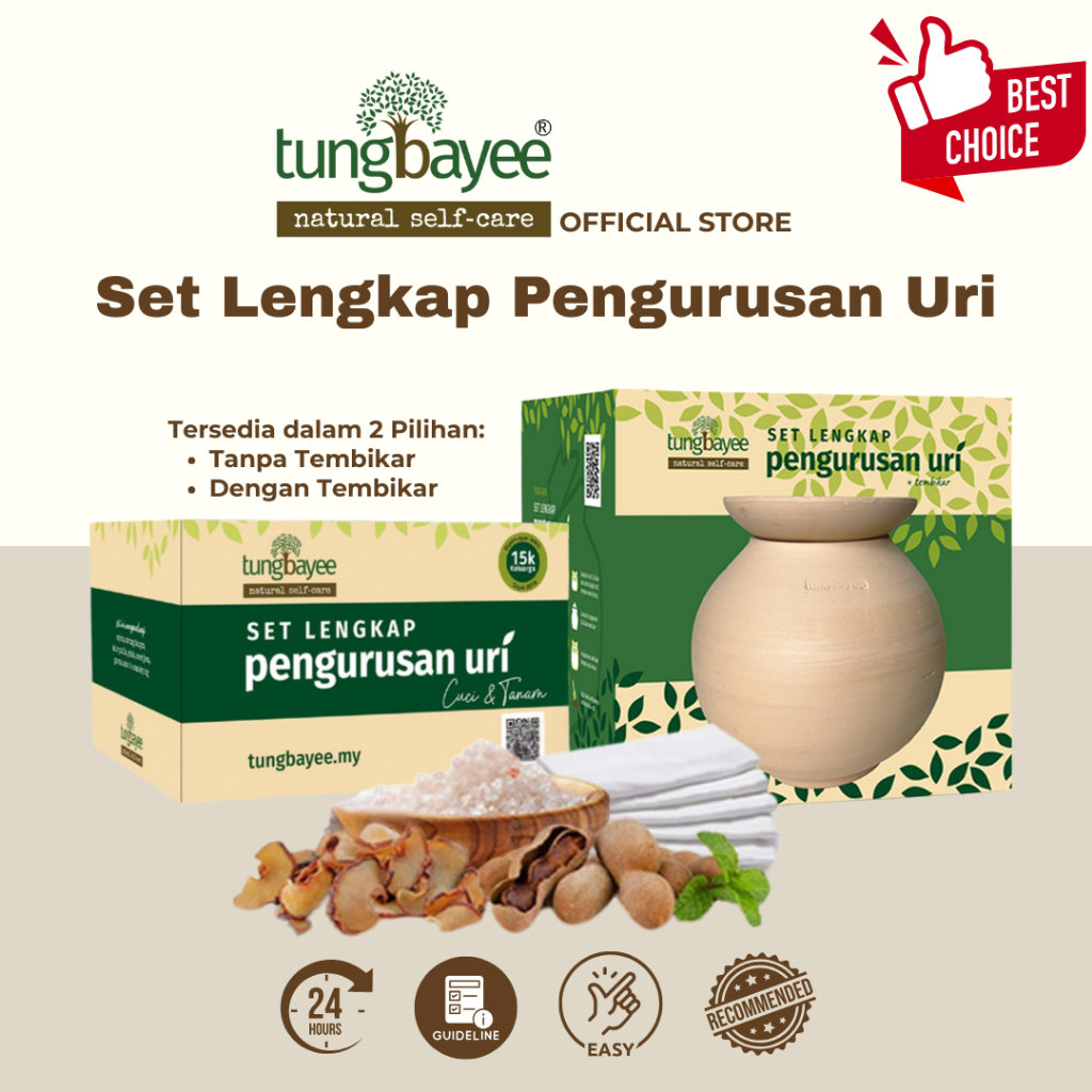 Tungbayee Set Cuci Uri Lepas Bersalin dengan Arahan Lengkap Mudah Urus ...