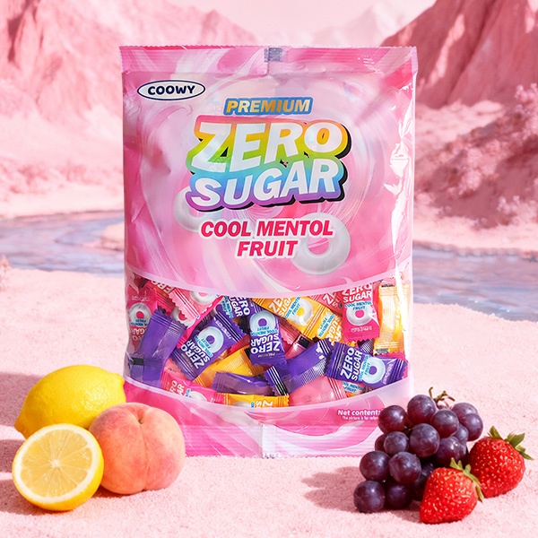 Coowy[COD]zero sugar 150keping Perisabuah-buahan campuran,perisa asli ...